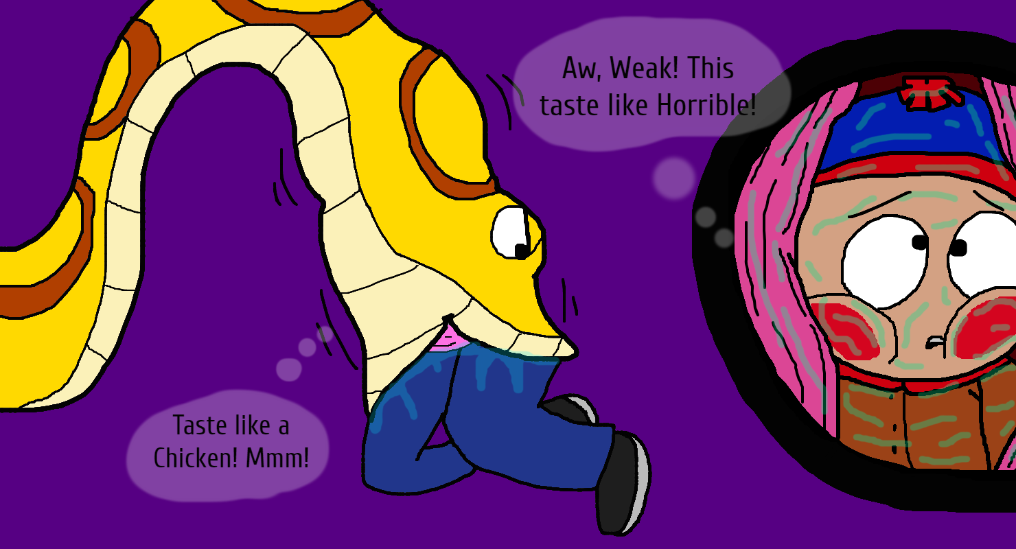 Savio About to Eat Stan by lileehilee on DeviantArt