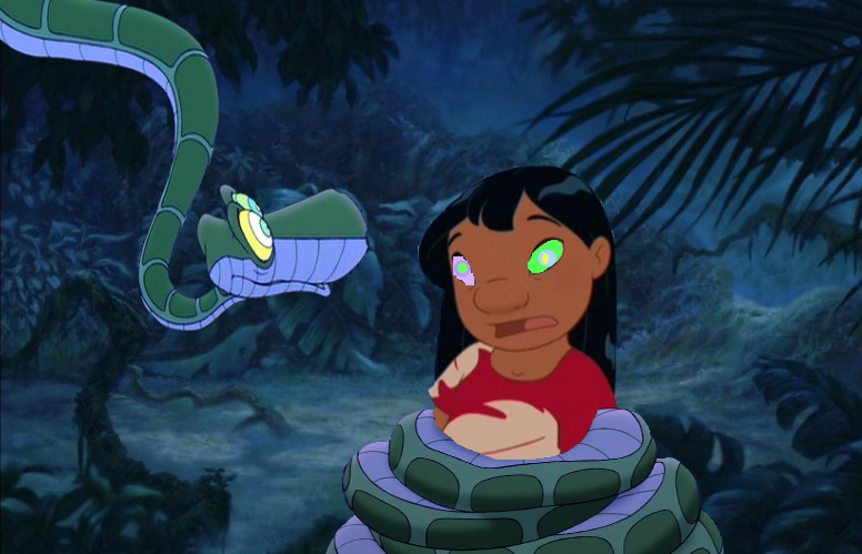 Lilo Meets Kaa - Part 1 by lileehilee on DeviantArt