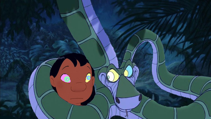 Lilo Meets Kaa - Part 2 by lileehilee on DeviantArt