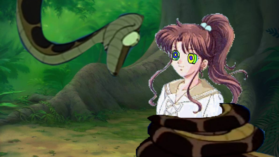 Kaa and Lita by lileehilee on DeviantArt