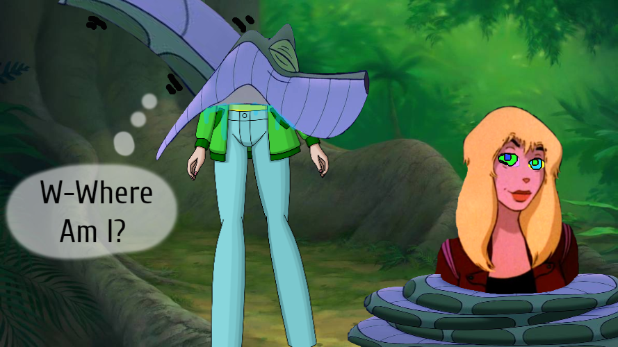 Kaa About to Eat Lita - Part 2 by lileehilee on DeviantArt