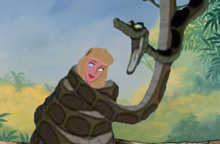 Aurora hypnotized by Kaa by lileehilee on DeviantArt