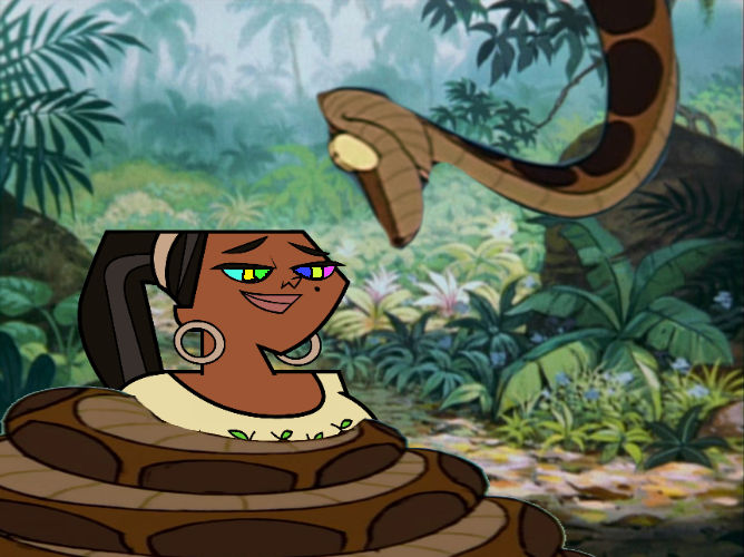 Leshawna Hypnotized by Kaa by lileehilee on DeviantArt