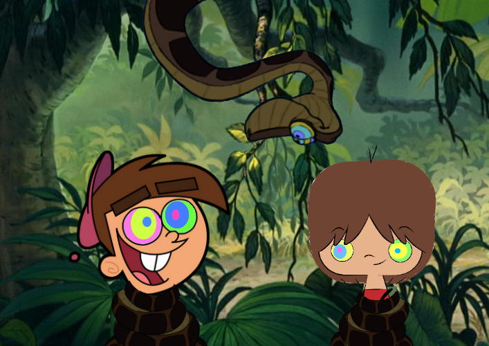 Mac and Timmy Hypnotized by Kaa by lileehilee on DeviantArt