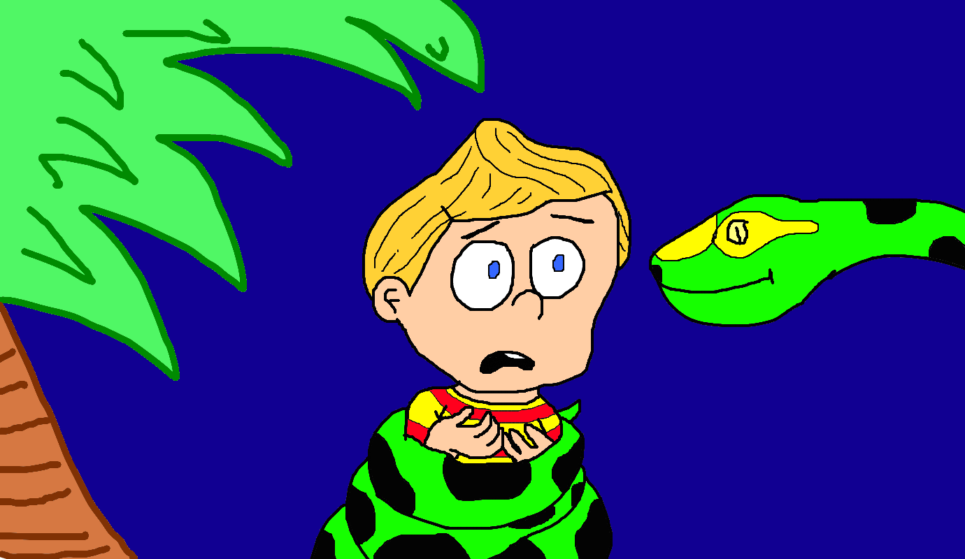 Lucas Squeezed by Anaconda by lileehilee on DeviantArt