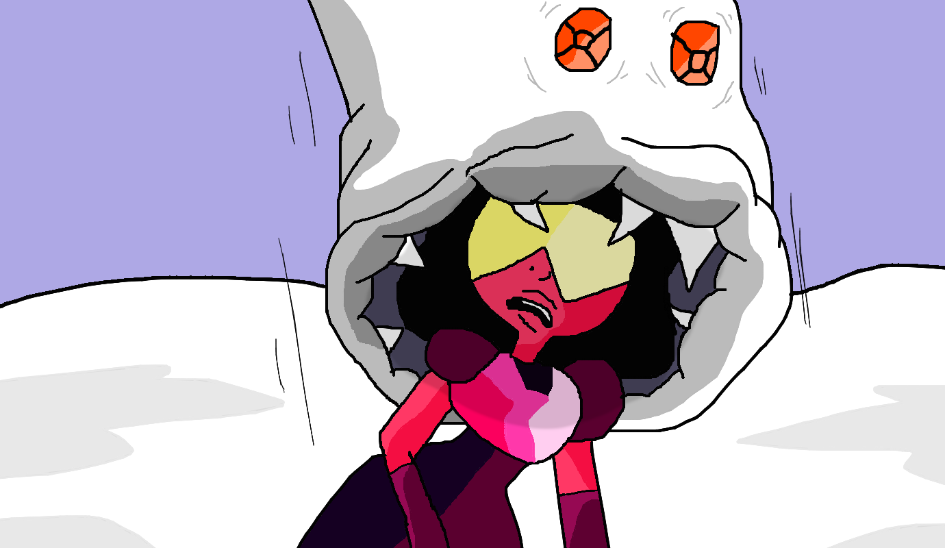 Snowball Monster VS Garnet by lileehilee on DeviantArt