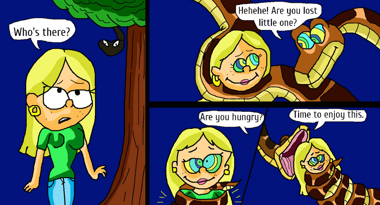 Becca Meets Kaa - Part 1 by lileehilee on DeviantArt