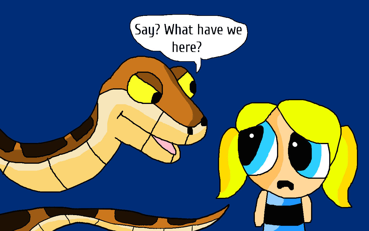 Bubbles Meets Kaa - Part 1 by lileehilee on DeviantArt