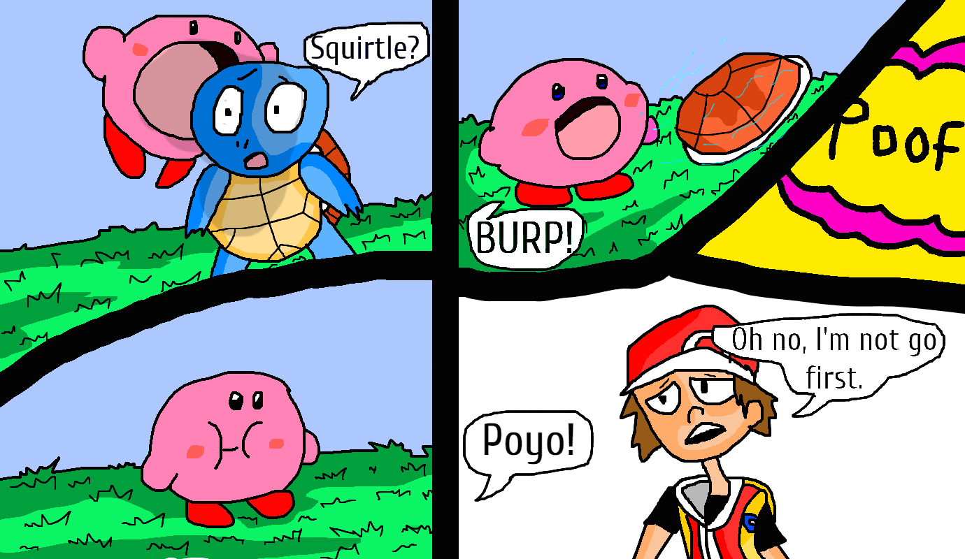 Kirby VS Red - Part 1 by lileehilee on DeviantArt