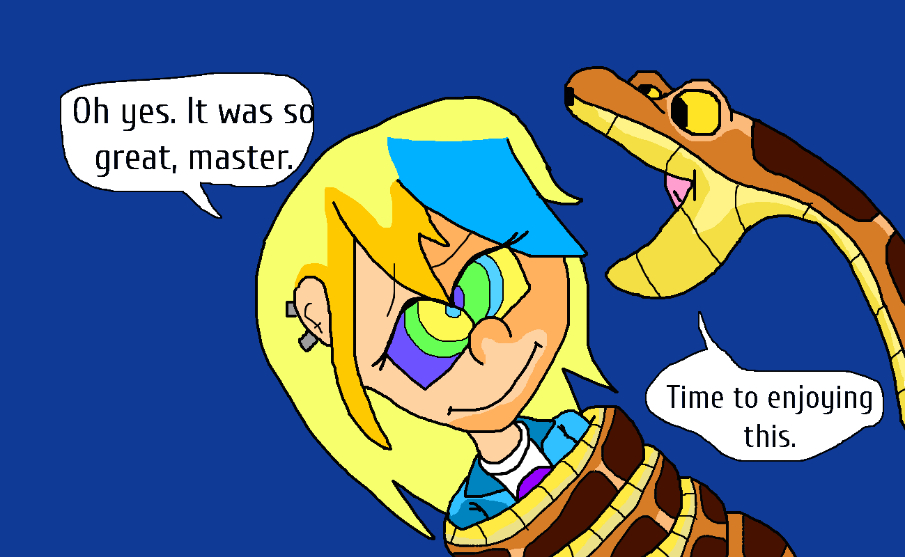 Sam Meets Kaa - Part 1 by lileehilee on DeviantArt