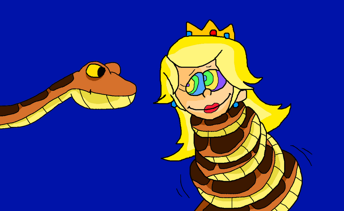 Peach Hypnotized by Kaa by lileehilee on DeviantArt