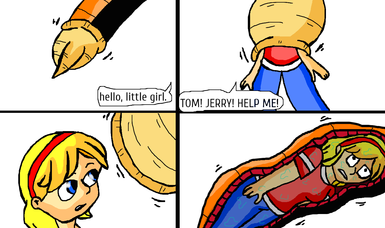 Cell Absorbs Robyn by lileehilee on DeviantArt