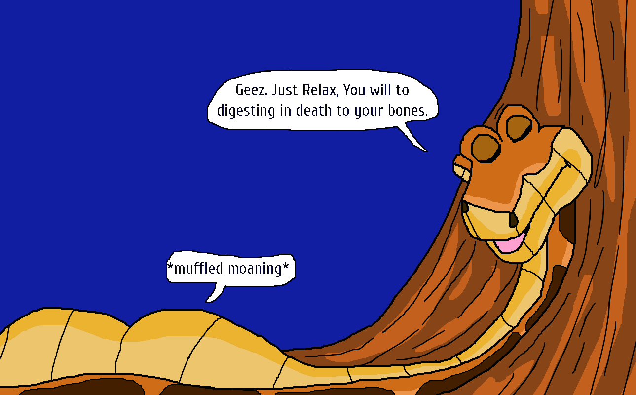 Ness Meets Kaa - Part 4 by lileehilee on DeviantArt