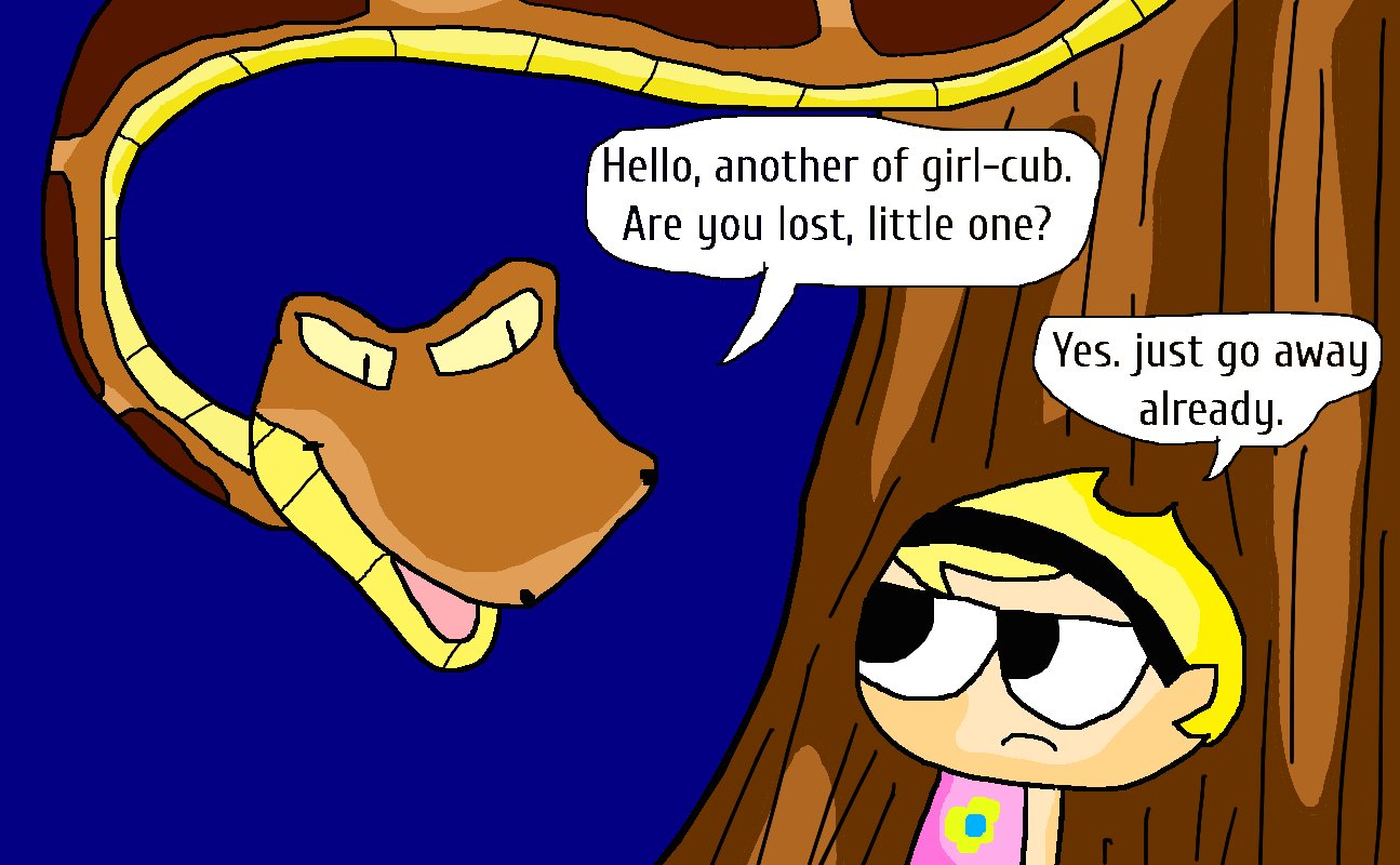 Mandy Meets Kaa - Part 1 by lileehilee on DeviantArt