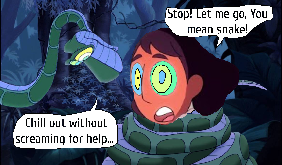 Connie's Panic Snake by lileehilee on DeviantArt