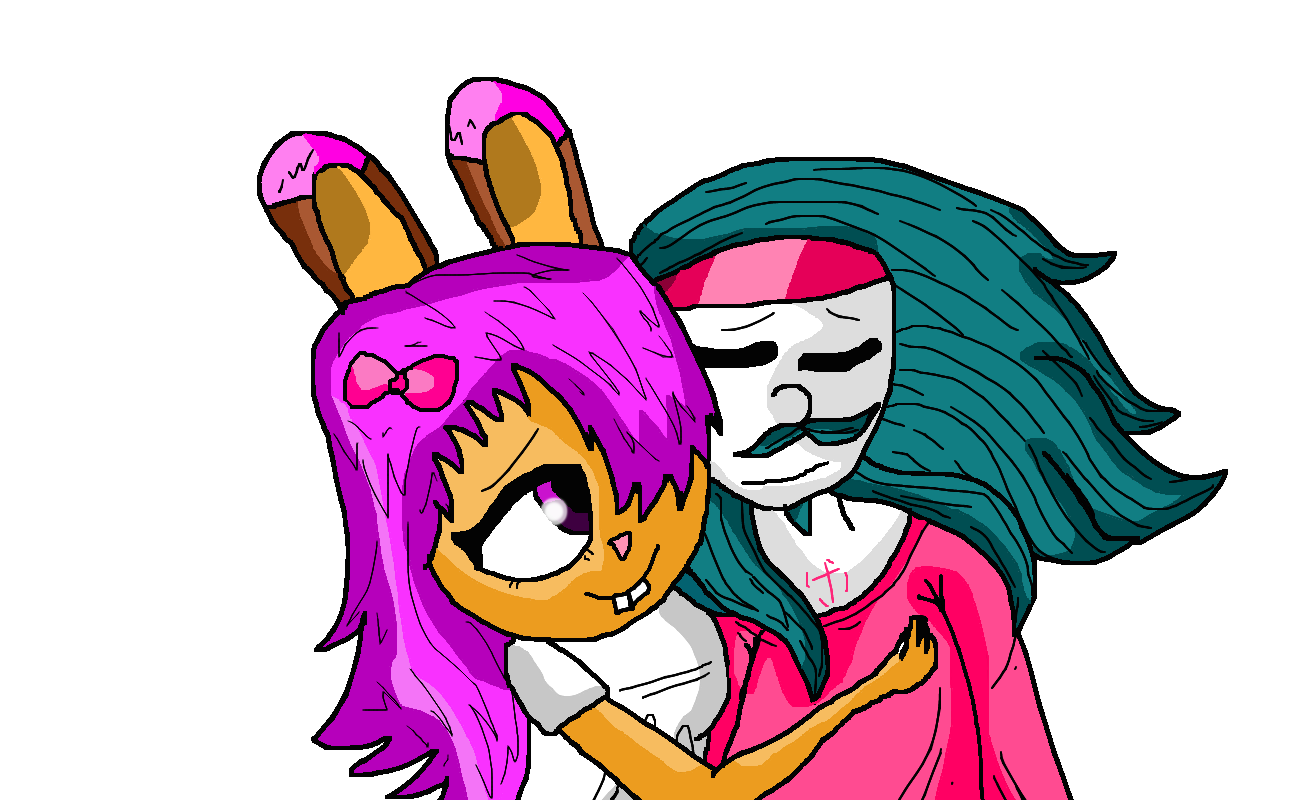 Ruby and Vybz Hugging by lileehilee on DeviantArt