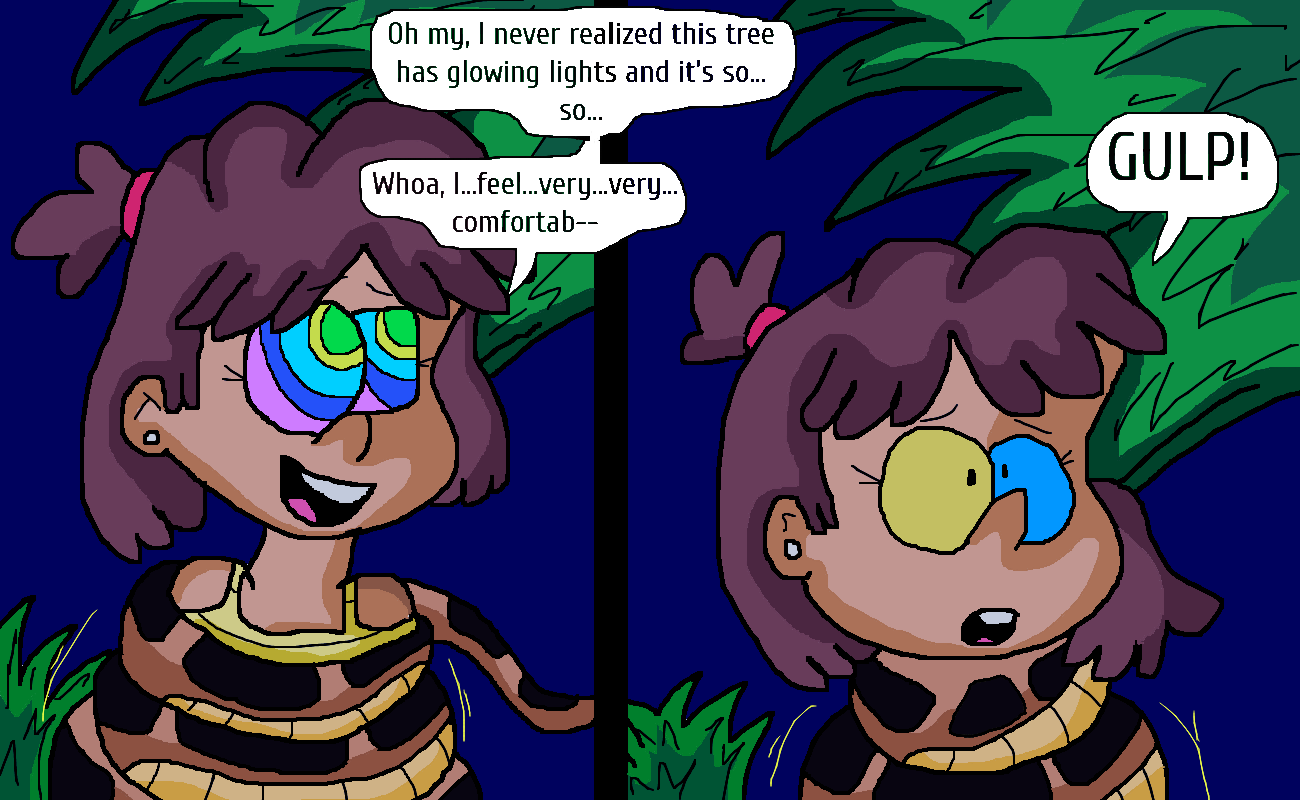 Miranda Meets Kaa - Part 1 by lileehilee on DeviantArt