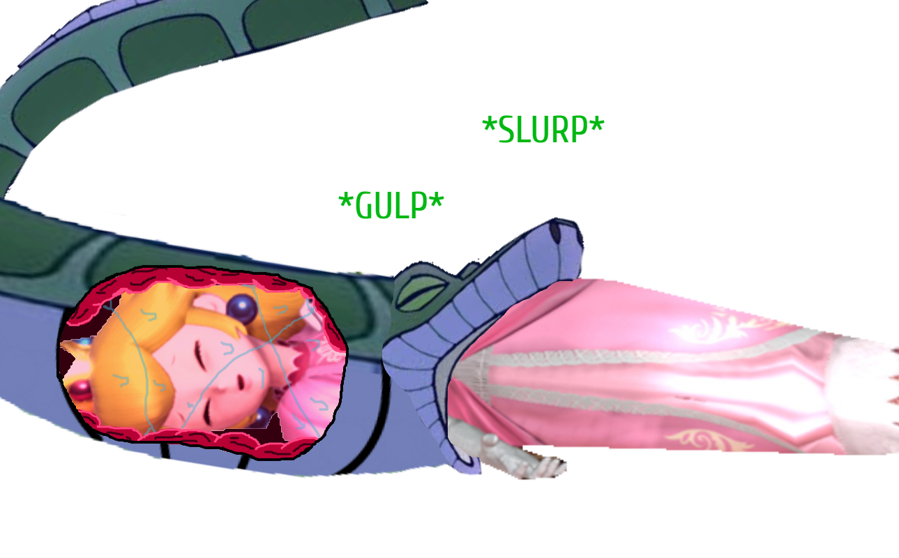 Peach the Snake Food by lileehilee on DeviantArt