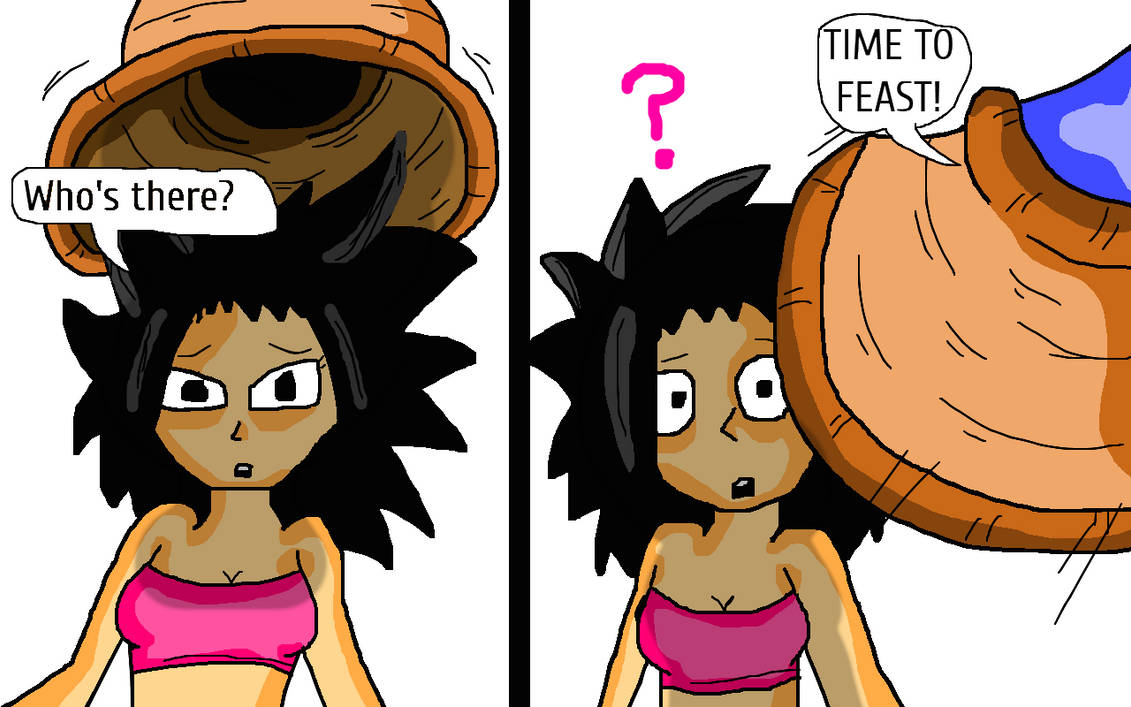 Bratan Absorbs Caulifla - Part 1 by lileehilee on DeviantArt