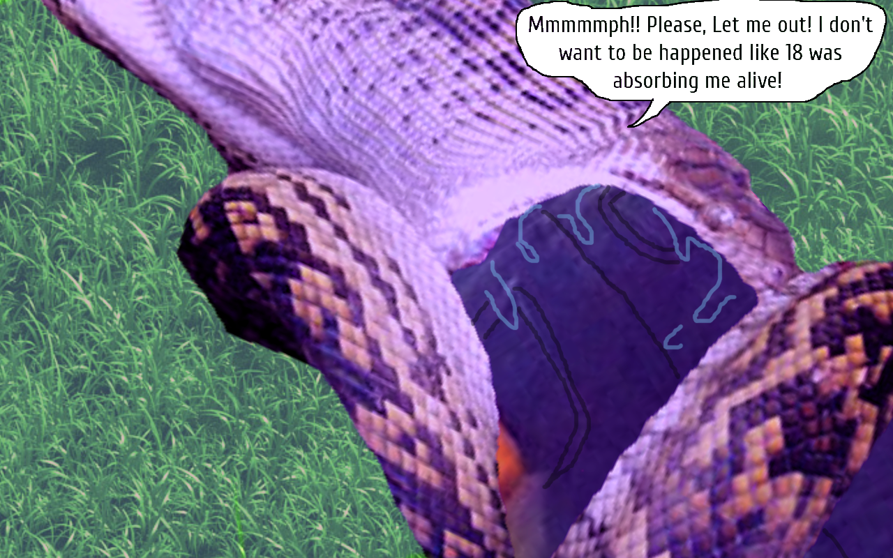 Snake is Eating Me Alive by lileehilee on DeviantArt