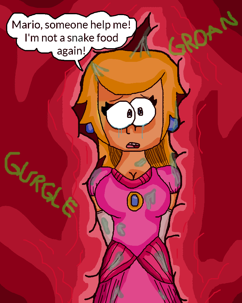 Peach's Helpless of Food by lileehilee on DeviantArt