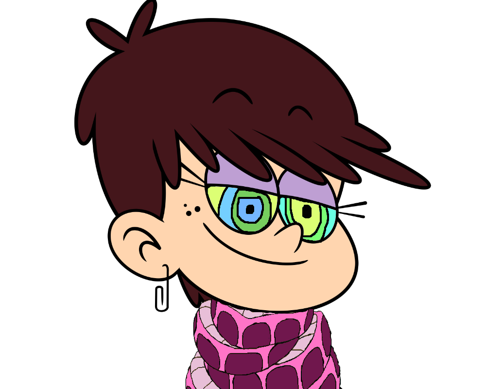 Luna loud coiled by Pink kaa by lileehilee on DeviantArt