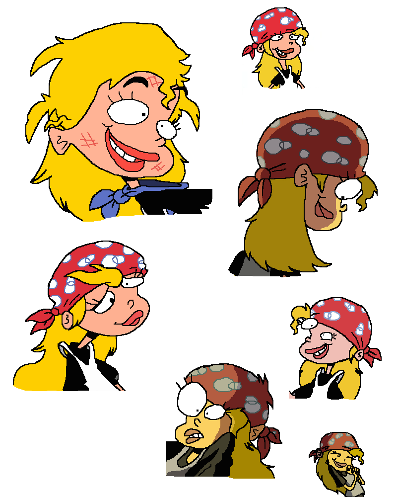 Bandana Nazz with Long Hair Version by lileehilee on DeviantArt
