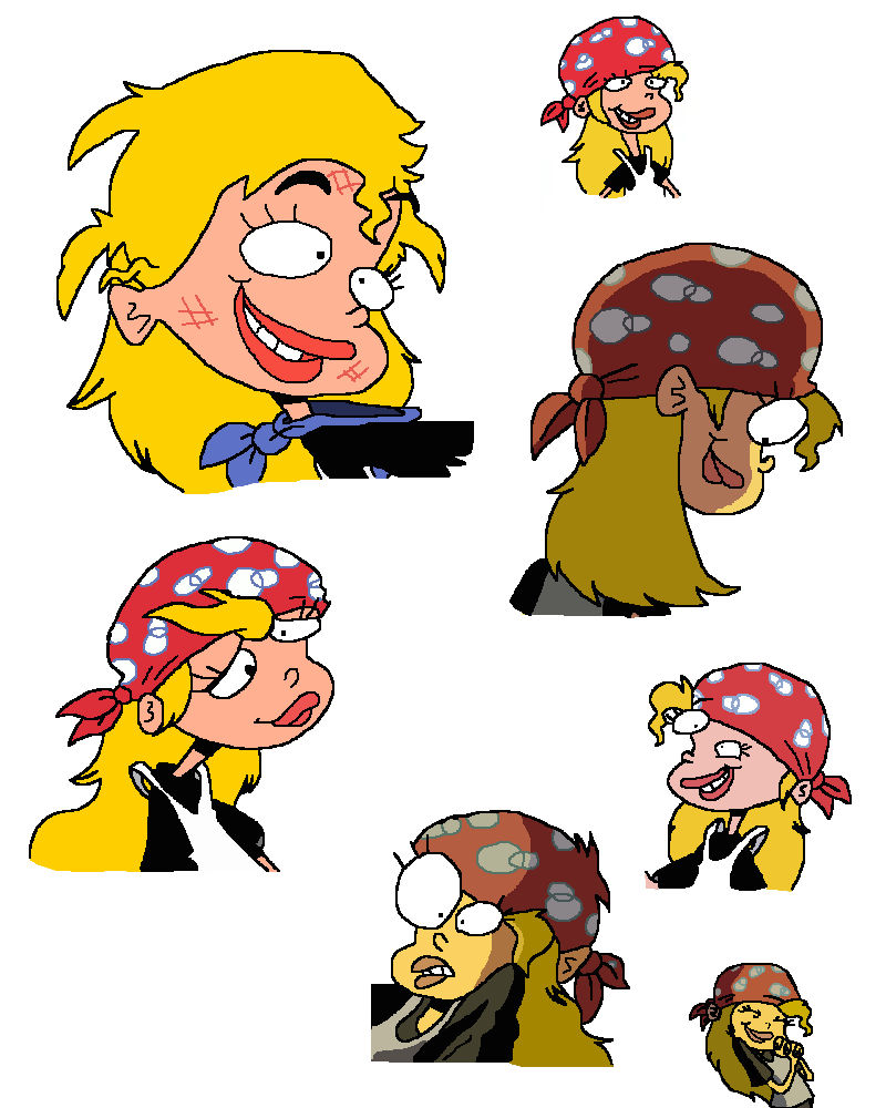 Bandana Nazz with Long Hair Version by lileehilee on DeviantArt