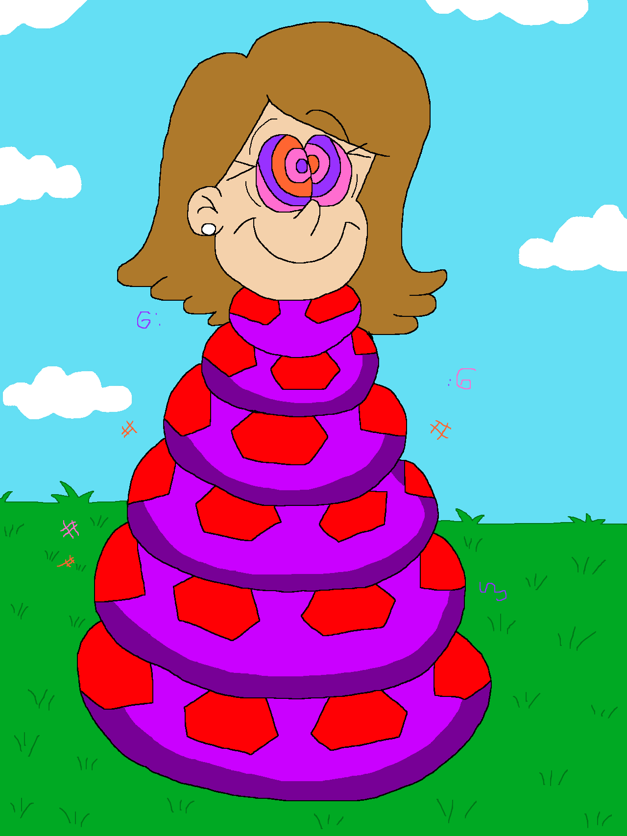 Mandee and Pythona by lileehilee on DeviantArt