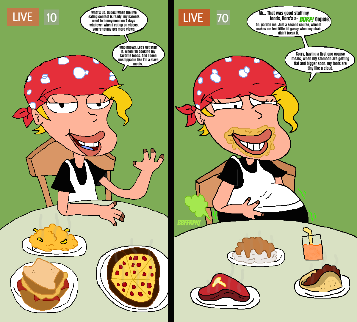 Nazz's Course Meal (1/3) by lileehilee on DeviantArt