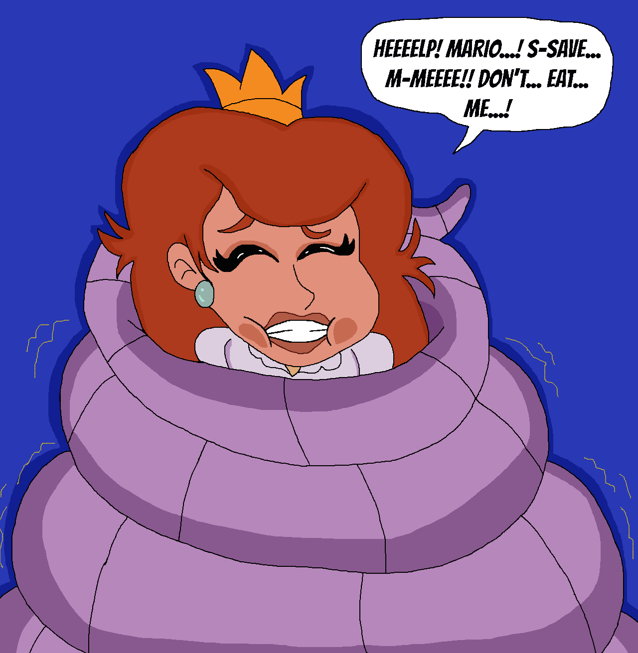 Arbok V.S. Princess Toadstool by lileehilee on DeviantArt