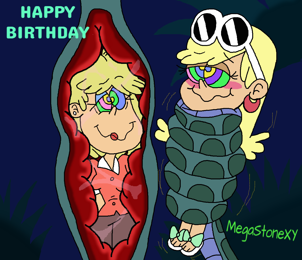 Rita and Leni's Date Dinner by lileehilee on DeviantArt