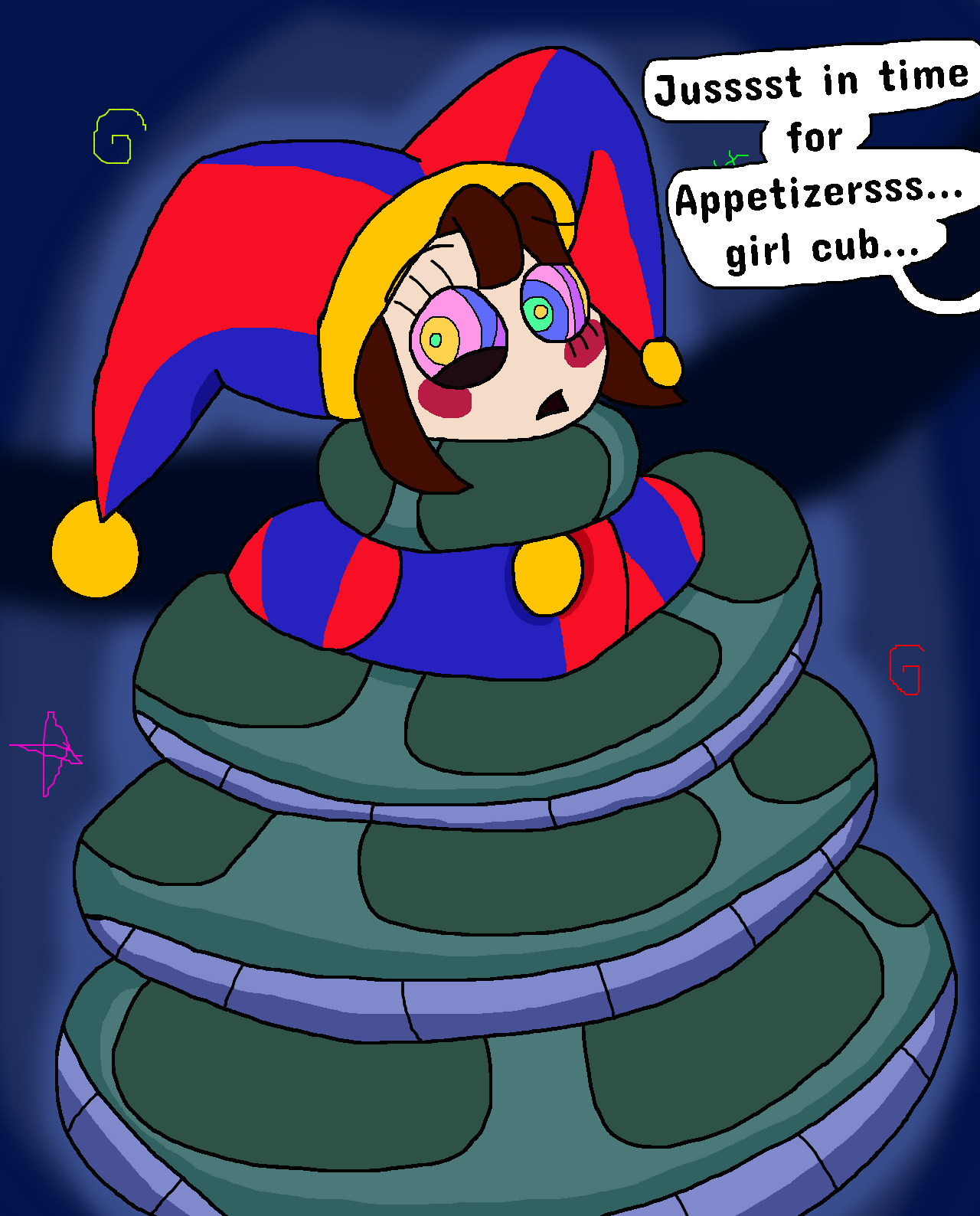 The Digital Kaa Again by lileehilee on DeviantArt