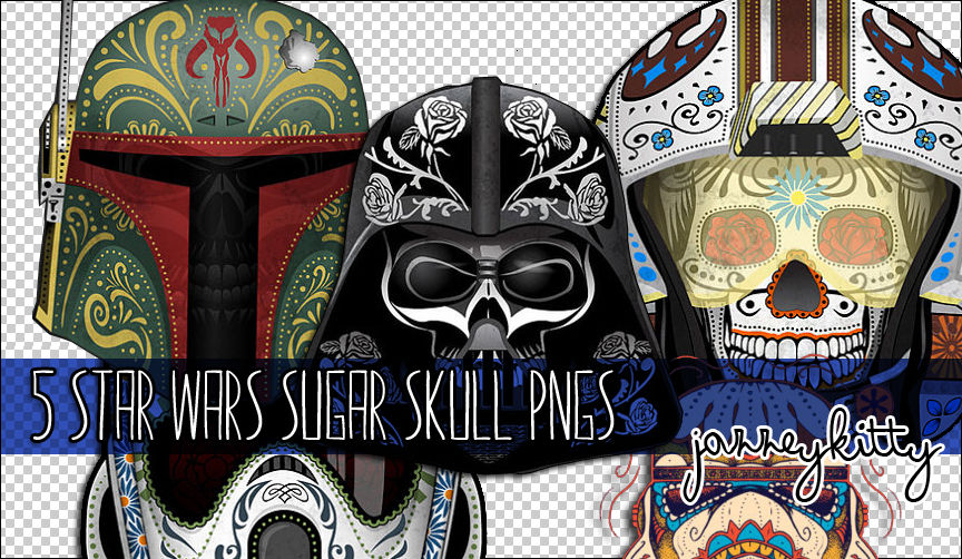 Star Wars Sugar Skull PNG Pack by silklungs on DeviantArt