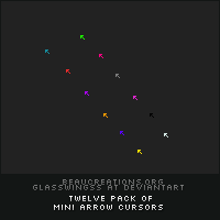 12 Pack of Mini Arrow Cursors by silklungs on DeviantArt