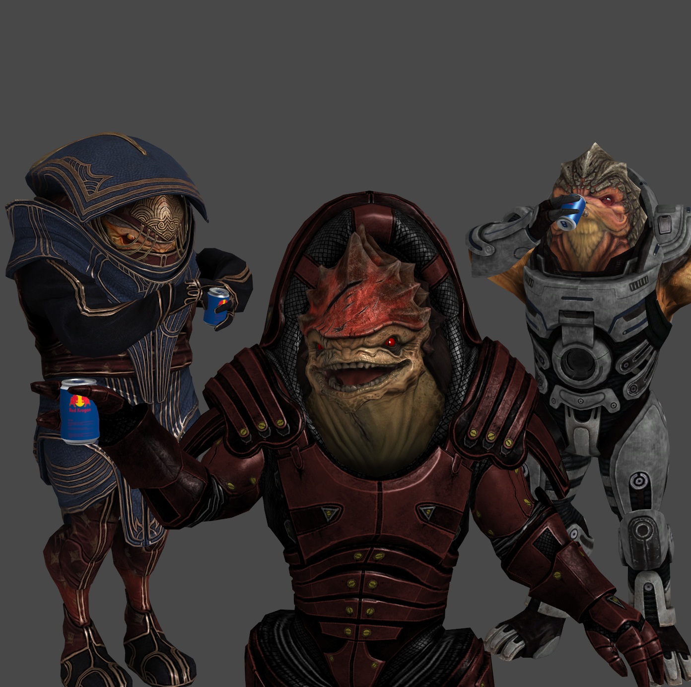 Red Krogan Drink for XNALara by Melllin on DeviantArt