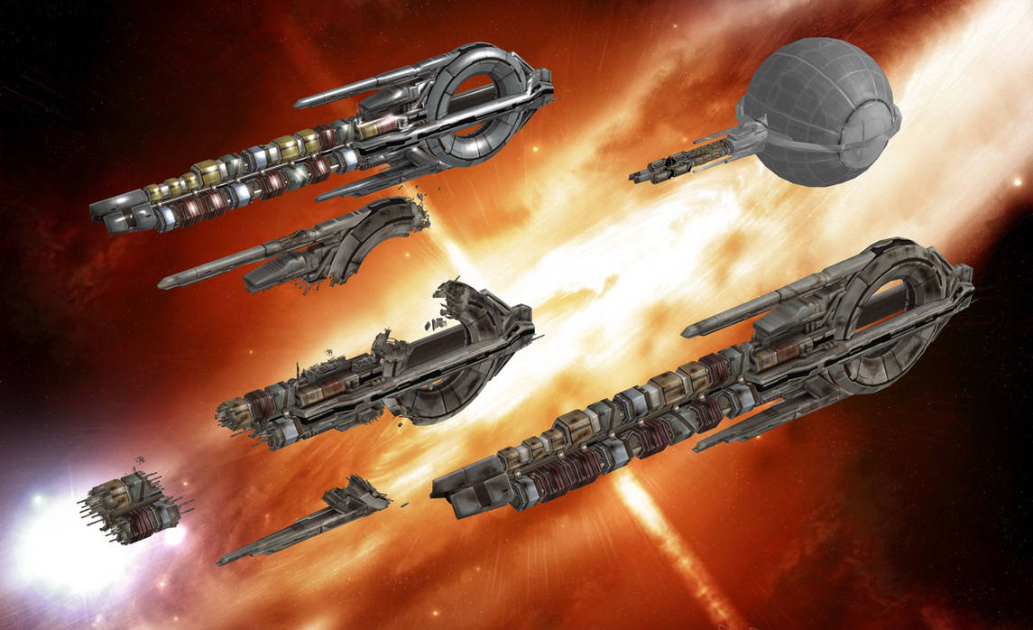 Quarian Fleet for XNA Lara by Melllin on DeviantArt