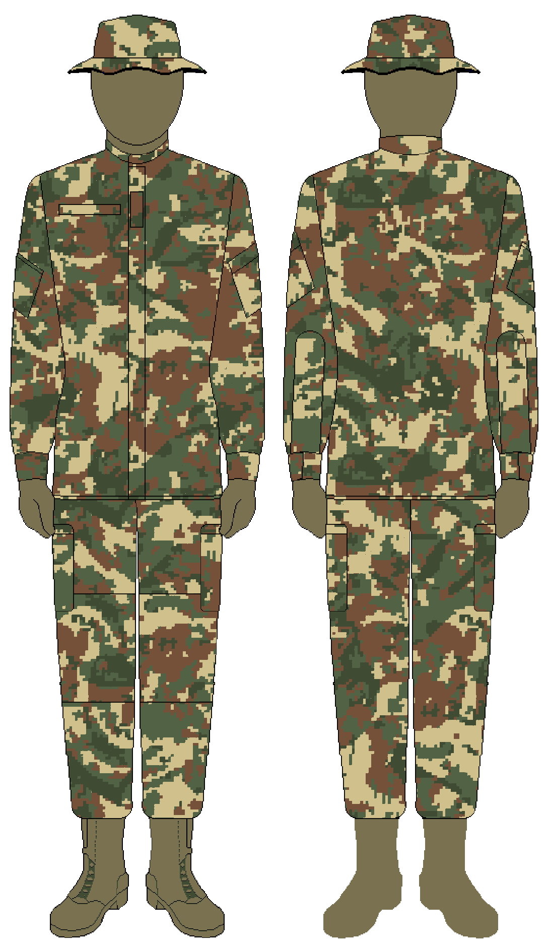 Digital Rhodesian Brush Pattern by LoyaltyToTheEnd on DeviantArt