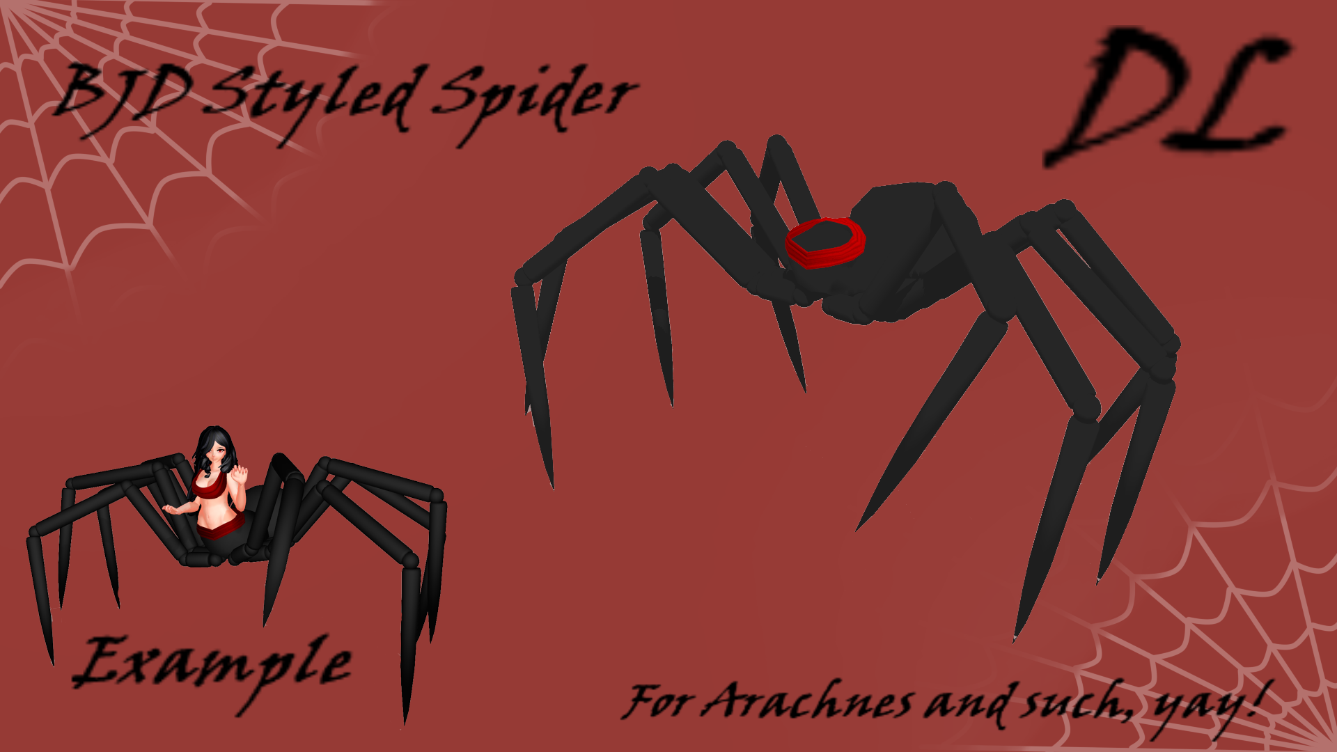 BJD spiderbutt DL by MidnightAlchemistMMD on DeviantArt