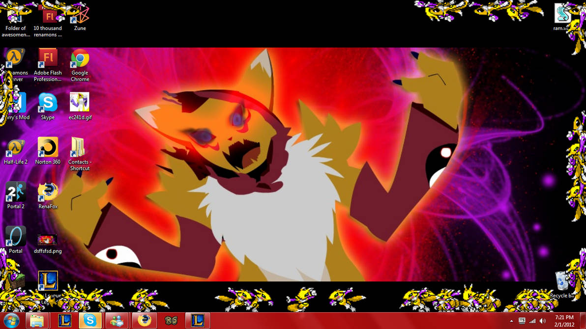 Renamon Shimeji download! by RenamonsRevenge on DeviantArt