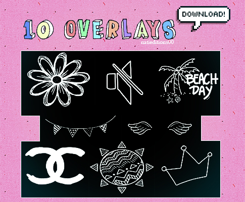 + 10 Overlays by natieditions00 on DeviantArt