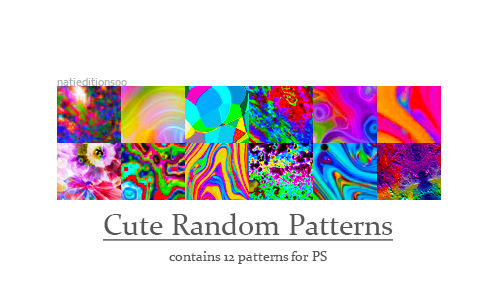 + Cute Random Patterns |12| by natieditions00 on DeviantArt