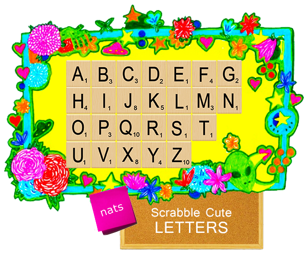 +Scrabble Cute Letters by natieditions00 on DeviantArt