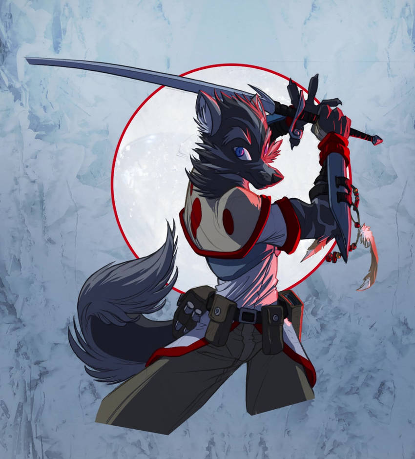 Speedpaint: Longsword Snow Wolf by Dreamkeepers on DeviantArt