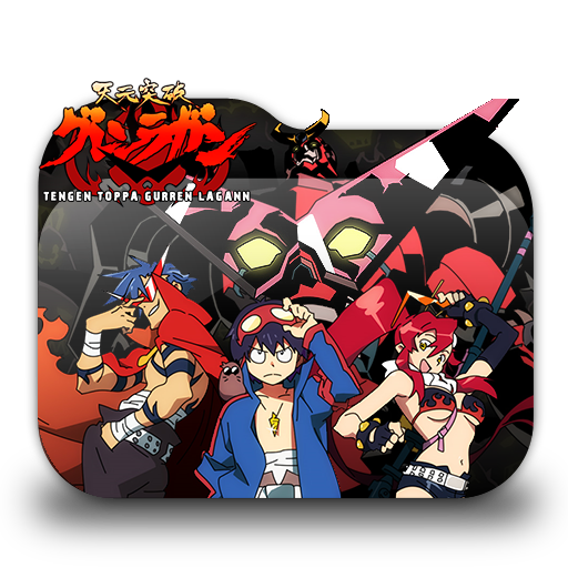Tengen Toppa Gurren Lagann Folder icon by ohhaiguys on DeviantArt