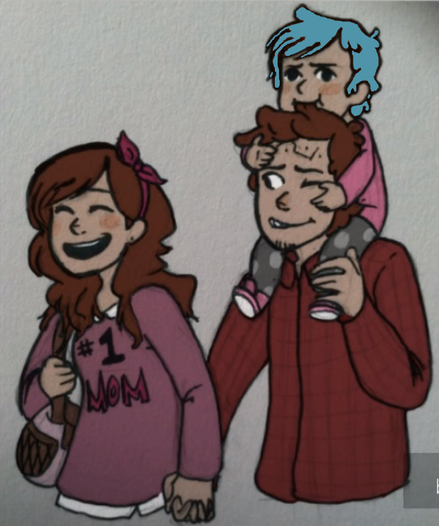 Dipper and Mabel Family Together by DIEGOZkay on DeviantArt