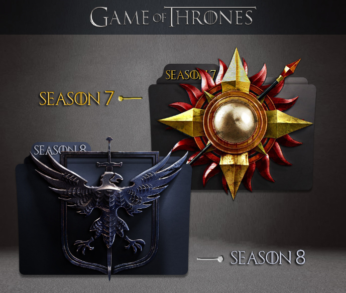 Game of thrones Season 7 and 8 Folder icon by sornay on DeviantArt