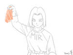Android 17 by papersmell on DeviantArt