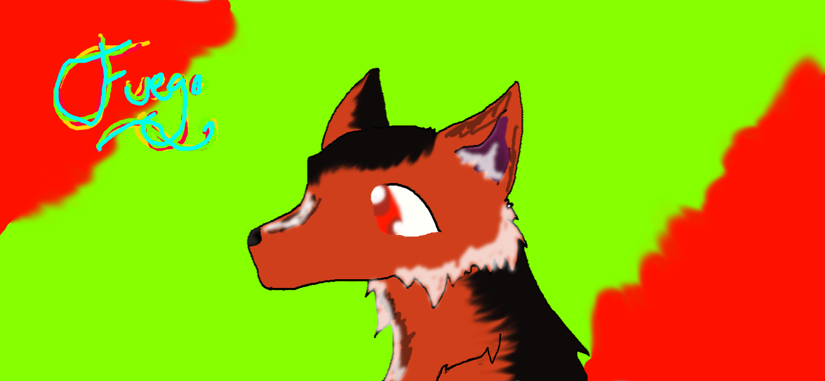 Fuego, my wolf-sona by Akylio on DeviantArt
