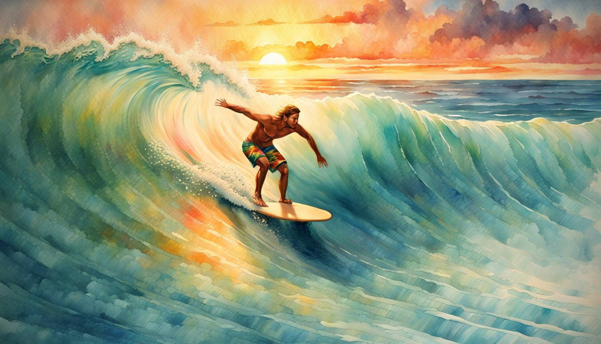 EARLY MORNING SURFER by IKIMANOMANU1966 on DeviantArt
